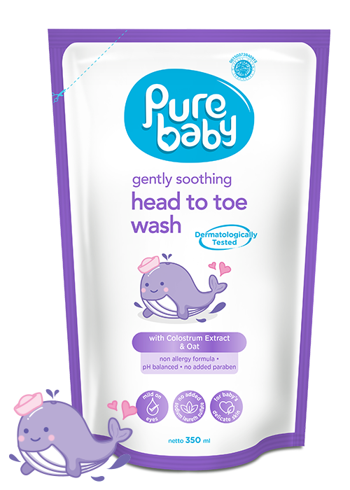 Pure Baby | Sabun & Shampoo untuk membersihkan rambut dan iritasi kulit