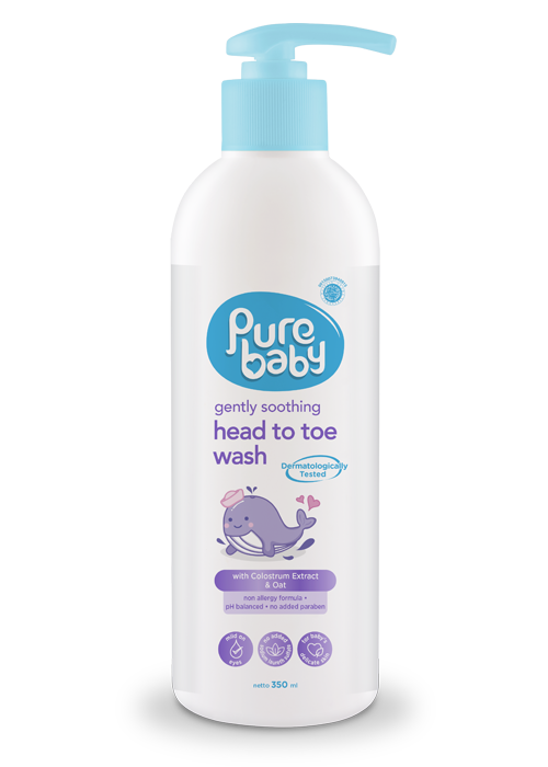 Pure Baby | Sabun & Shampoo untuk membersihkan rambut dan iritasi kulit