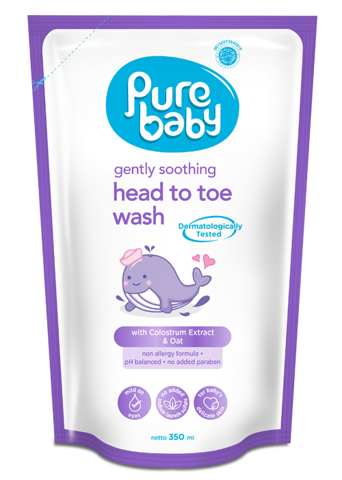 Pure Baby | Sabun & Shampoo untuk membersihkan rambut dan iritasi kulit