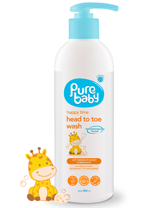 Pure Baby | Sabun & Shampoo untuk membersihkan rambut dan iritasi kulit