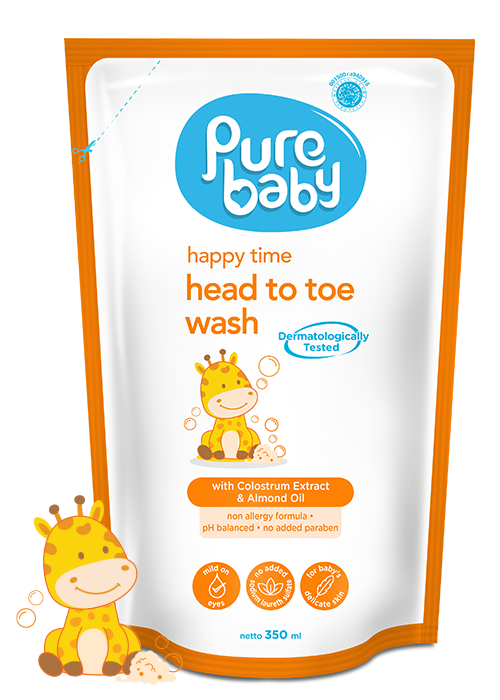 Pure Baby | Sabun & Shampoo untuk membersihkan rambut dan iritasi kulit